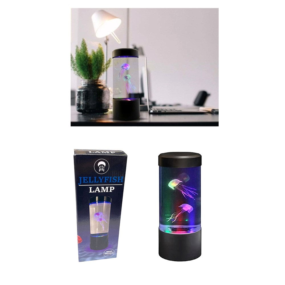 Jellyfish Lava Lamp Aquarium with Color Changing Light Jellyfish Tank ...