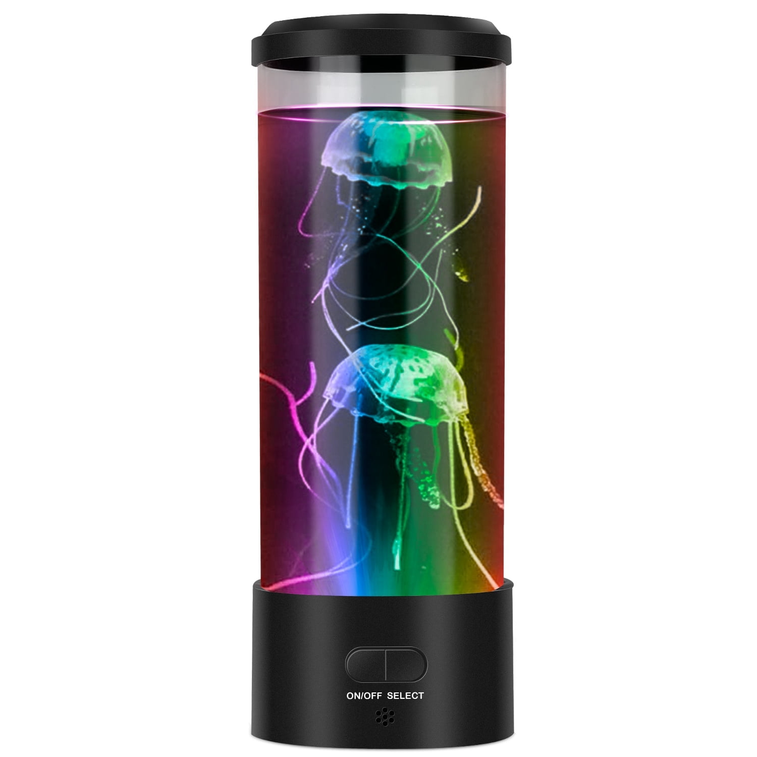 Jellyfish Lava Lamp, Moclever Multi Color Changing Mood Light, LED ...