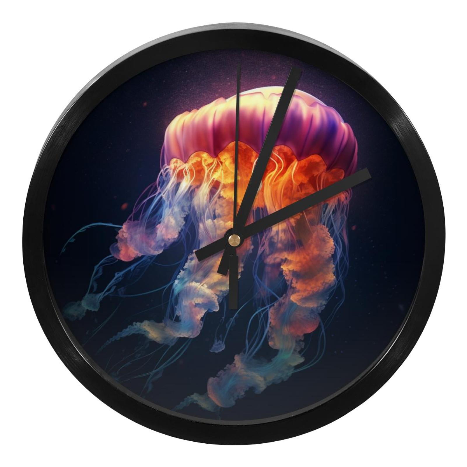 Jellyfish Mother's Day Gift Wall Clock | Accurate Quartz Movement ...