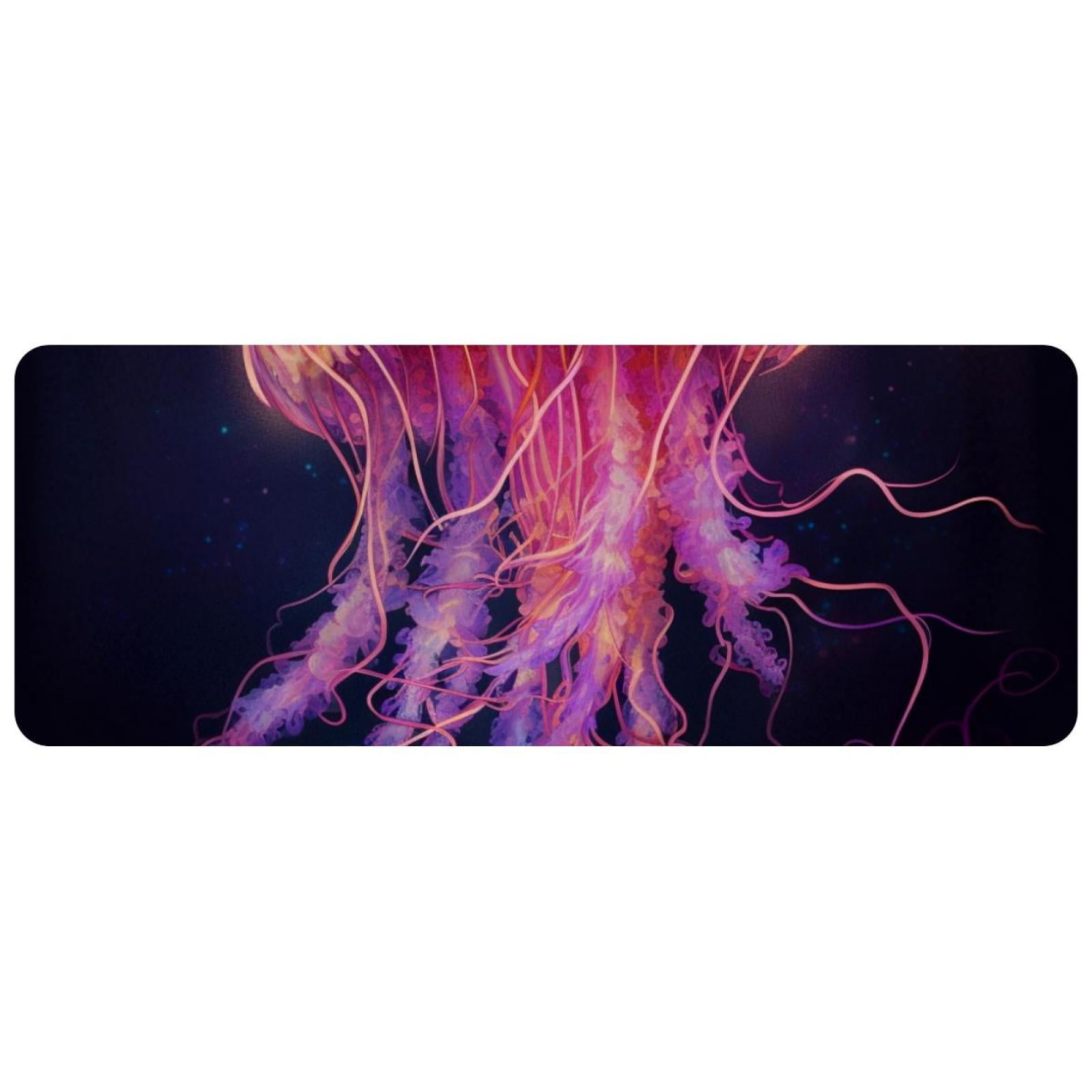 Jellyfish Mouse Pad, Rubber Base Computer Mouse Pads for Wireless Mouse ...
