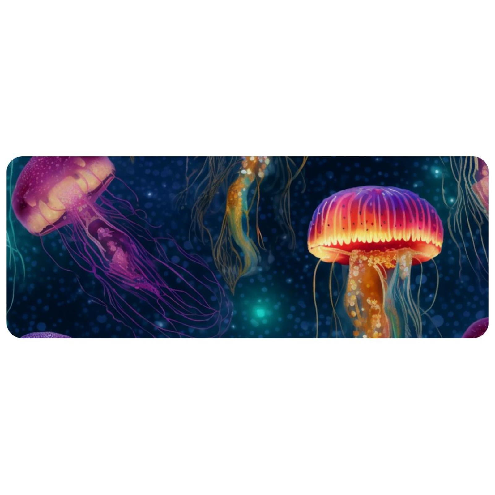 Jellyfish Mouse Pad , Soft Cute Computer Mouse Mat with Rubber Base ...