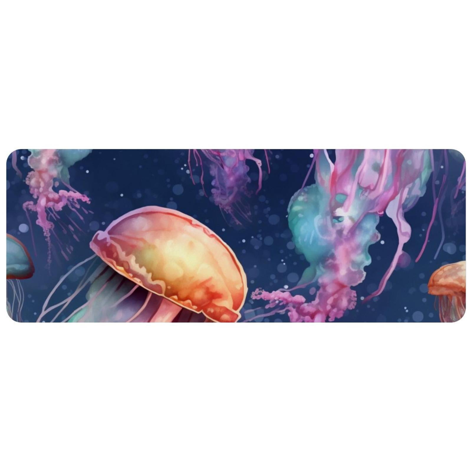 Jellyfish Mouse Pad for Wireless Mouse Home Office Desk Laptop with ...