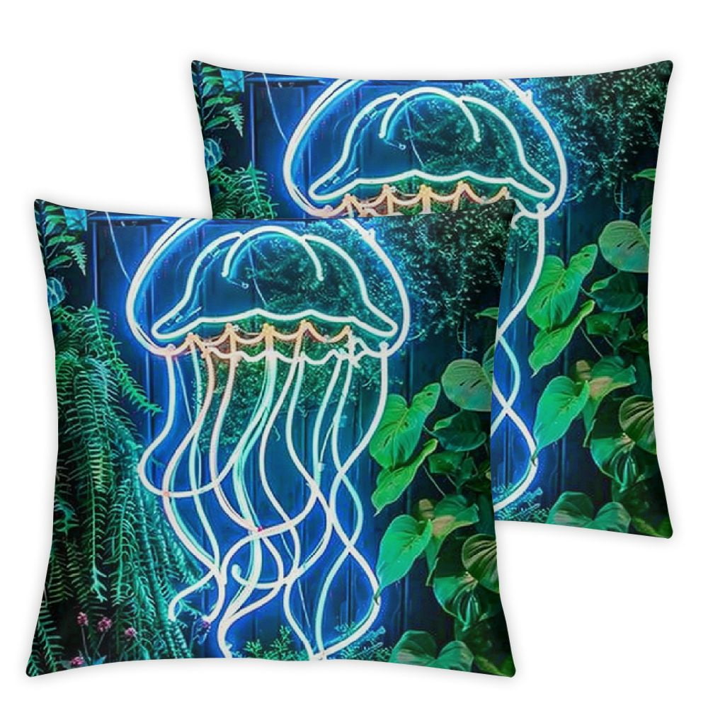 Jellyfish Neon Sign Personalized Led Neon Signs for Bedroom Wall, USB ...