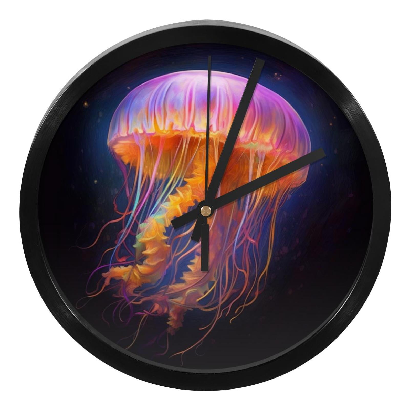 Jellyfish Precise Quartz Wall Clock for Offices, Classrooms, Bedrooms 9 ...