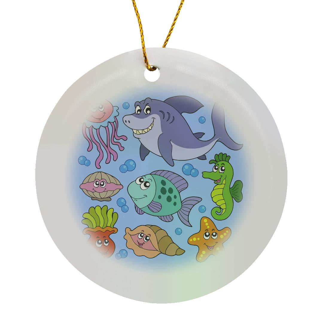 3drose, Jellyfish, Shark, Shellfish, Fish, Seahorse and Starfish ...