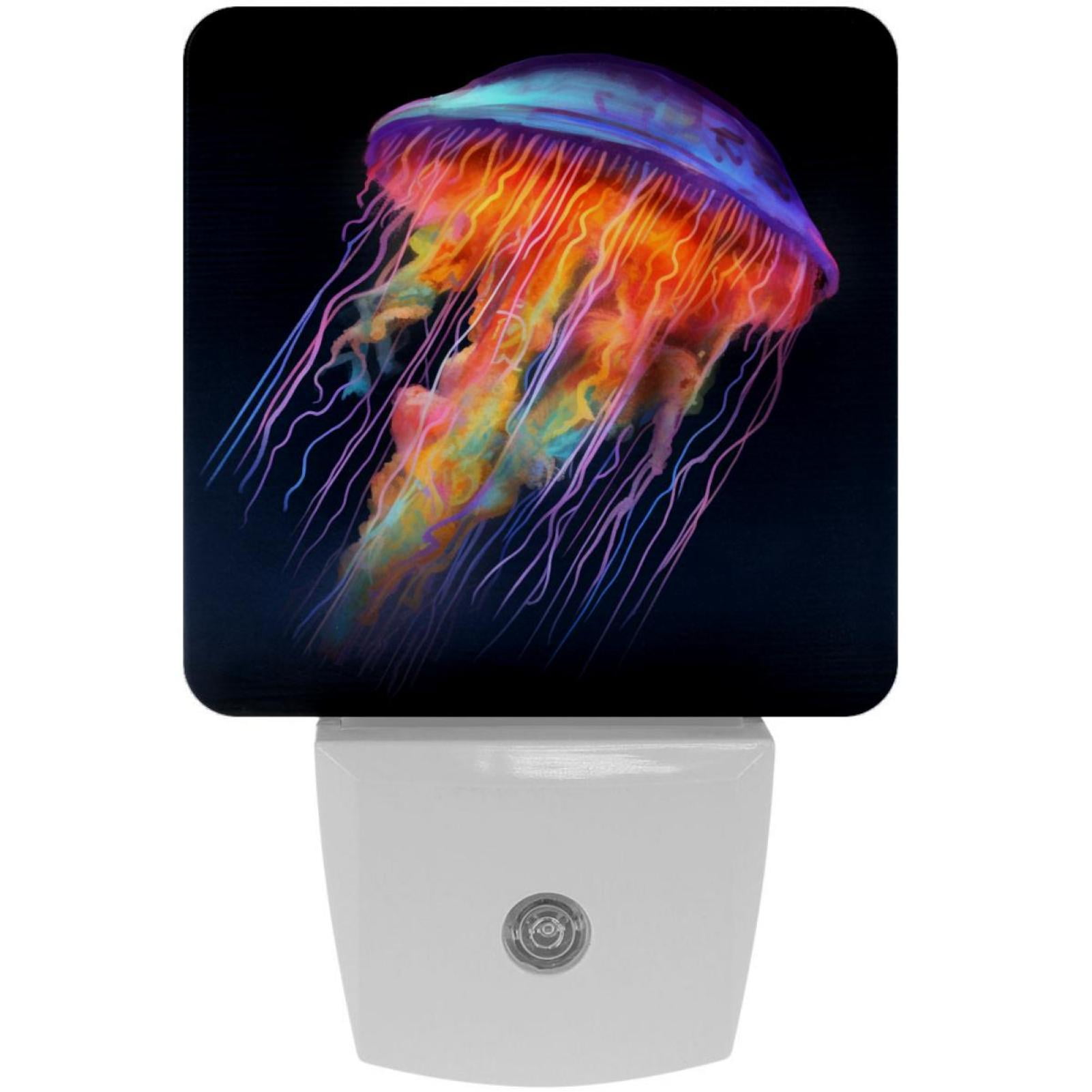 Jellyfish Square LED Night Lights - Small, Portable Lighting for Any ...
