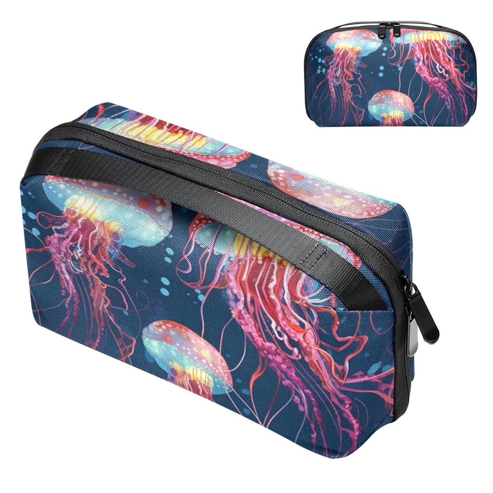 Jellyfish Waterproof Oxford Fabric USB Case with Storage Pouch, Charger ...