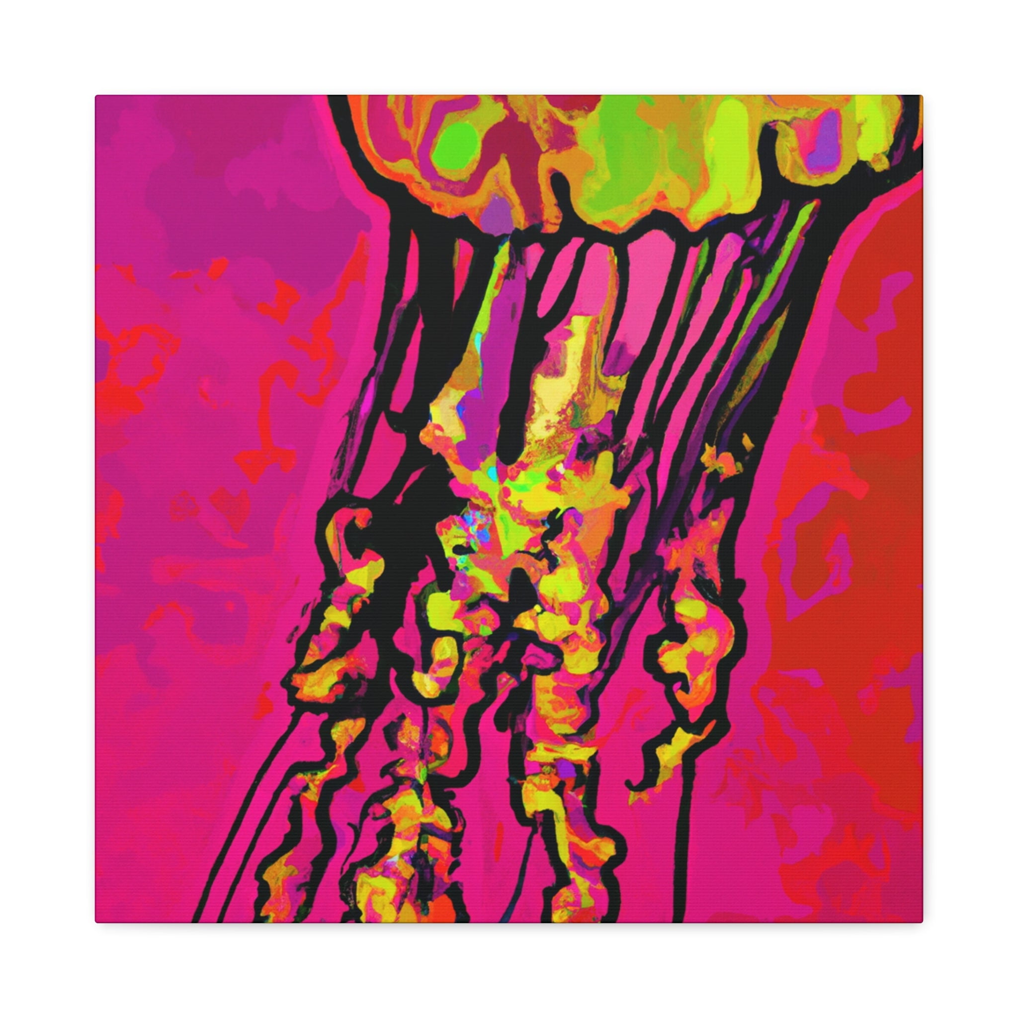 Jellyfish in Pop Art - Canvas - Walmart.com