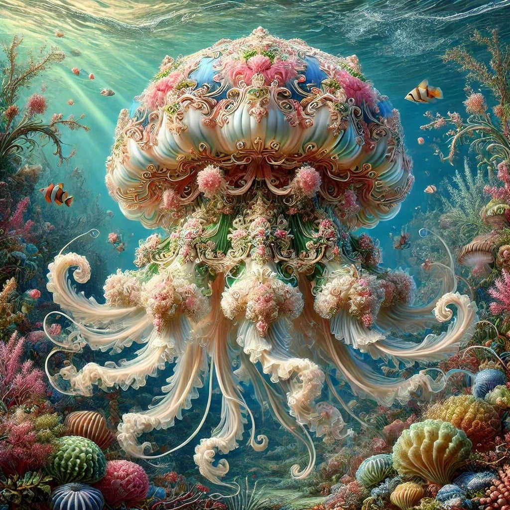 Jellyfish are the magnificent beauty of the coral kingdom. 500 jigsaw ...