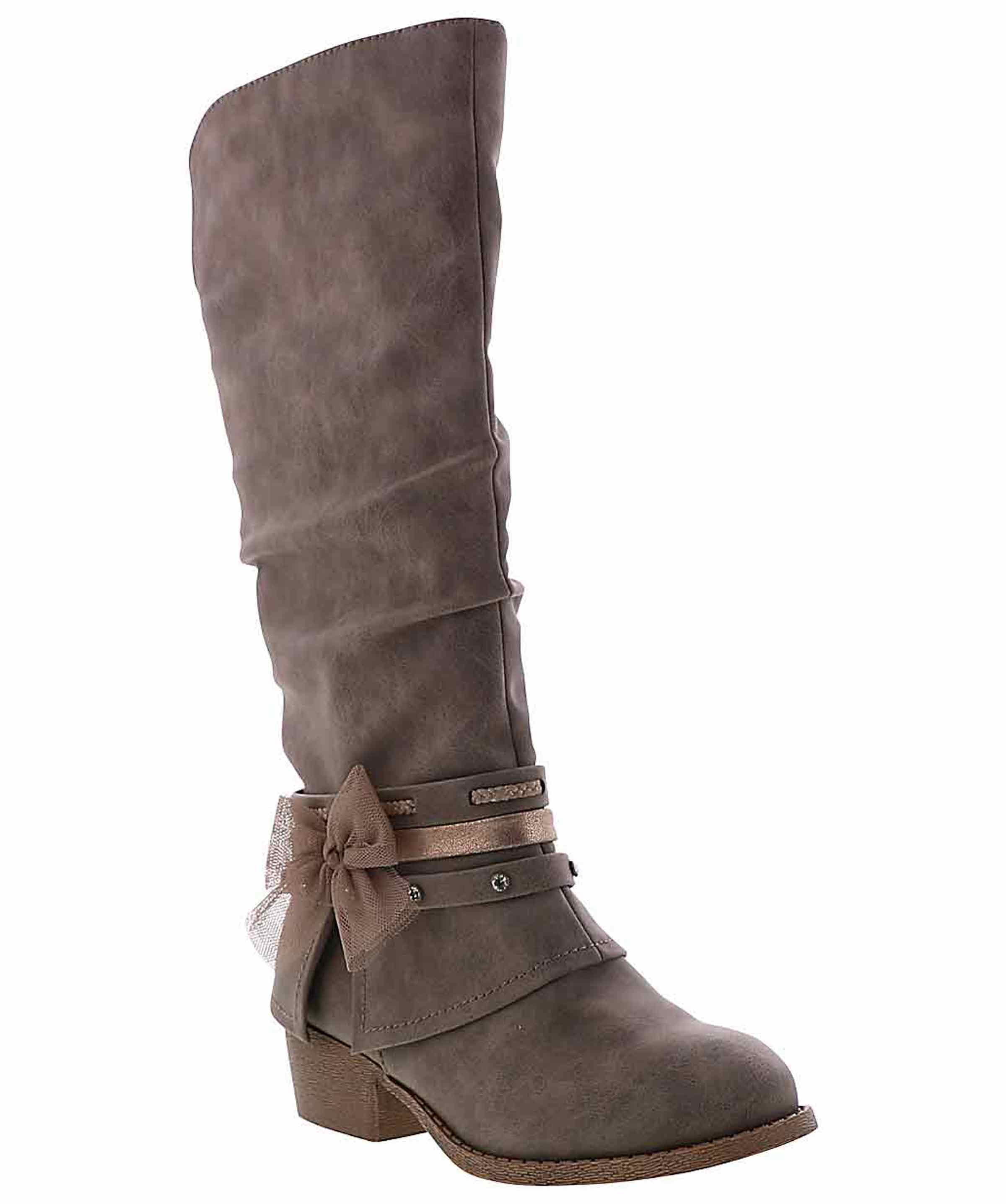 Jellypop Fionna Girls' Tall Fashion Boot | KW5RES241 Grey - Walmart.com