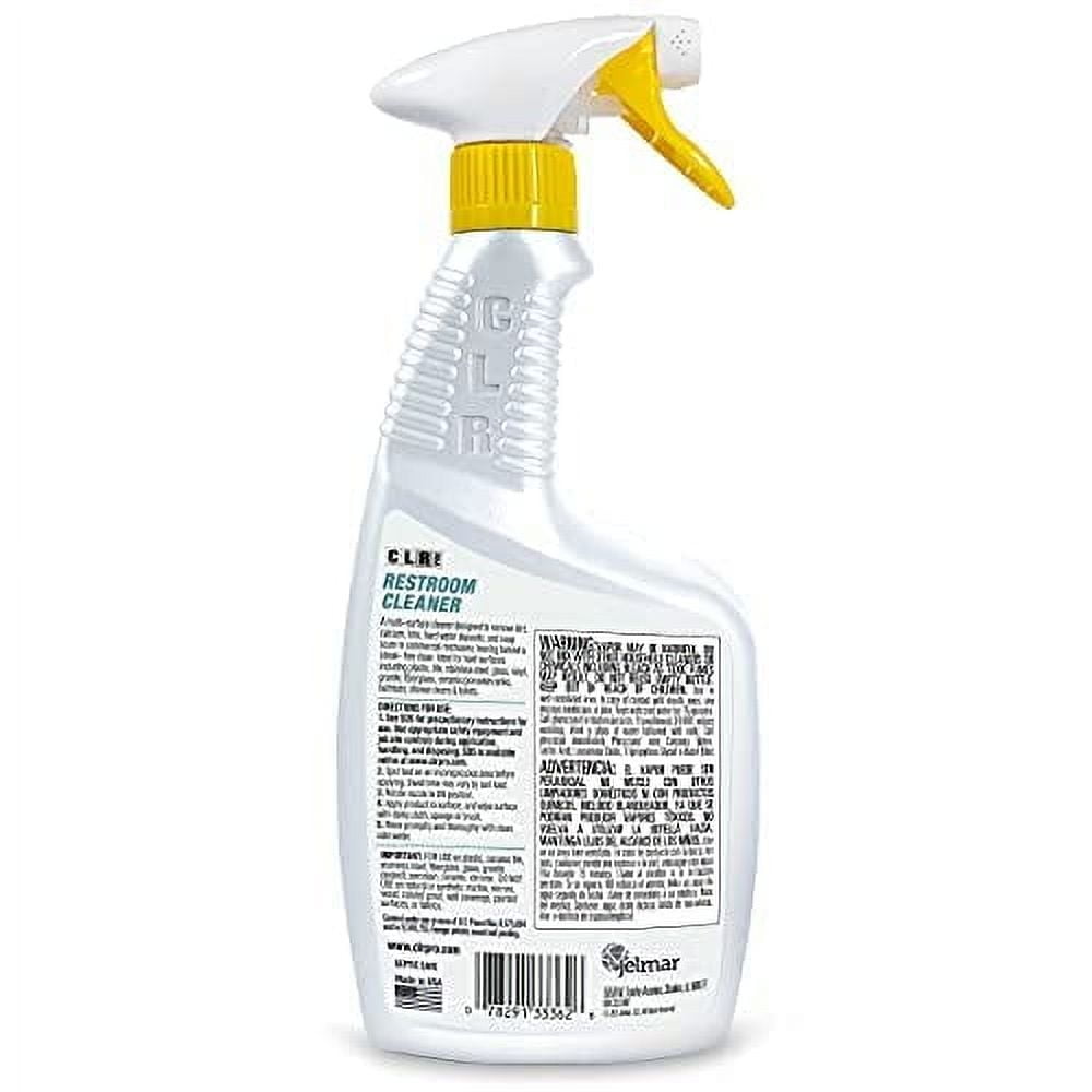 Jelmar CLR PRO Industrial Bathroom Cleaner - Multi-Surface Spray Cleans ...