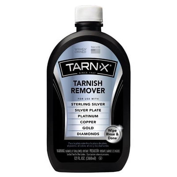 Jelmar Tarn-X Tarnish Remover 12 oz, Cleans Silver, Gold, Platinum ...