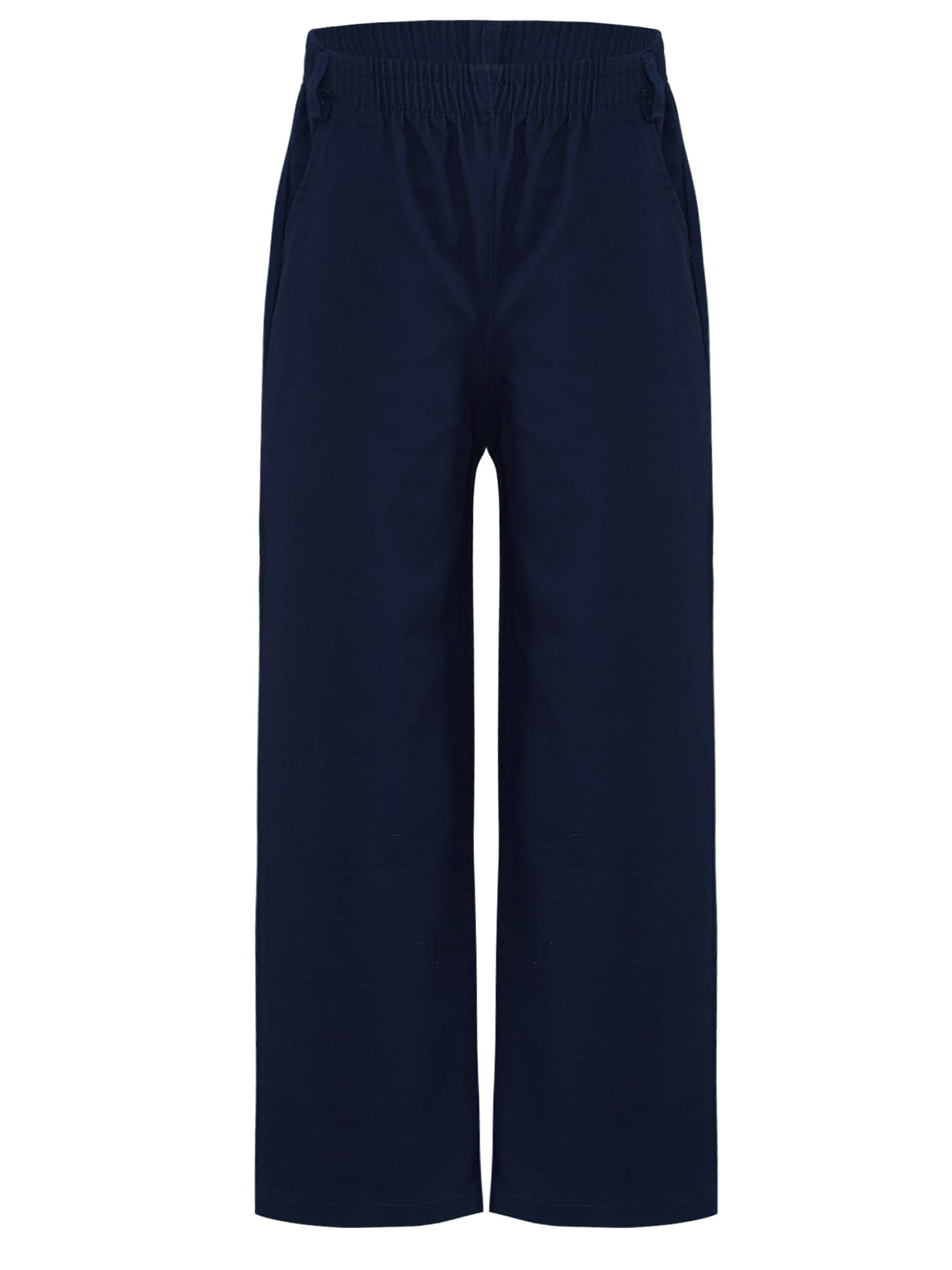 Jelory Boy's Solid Relaxed Fit School Uniform Pants for Student Girls ...