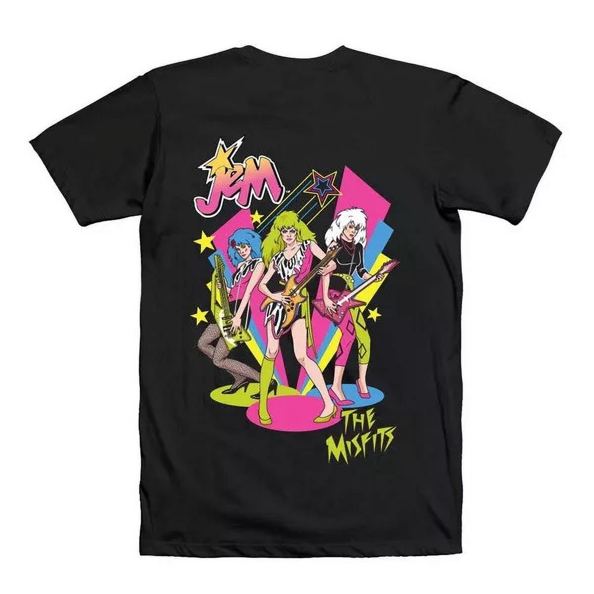 Jem And The Holograms The Misfits T-shirt Cotton Tee Shirt Size S-4XL US271 - Walmart.com