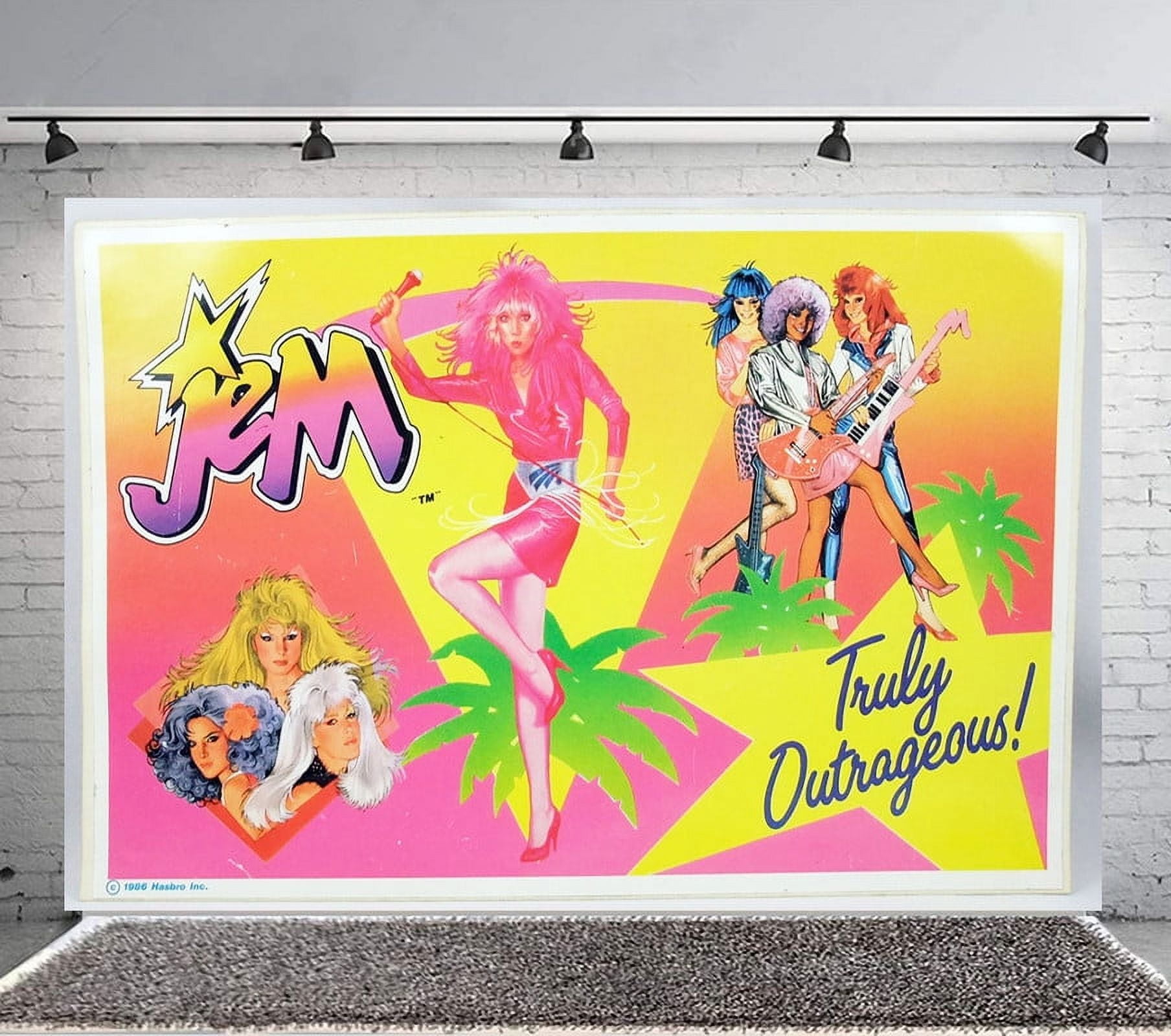 Jem and The Holograms Backdrop Banner Party Supplies Poster Movie Theme ...