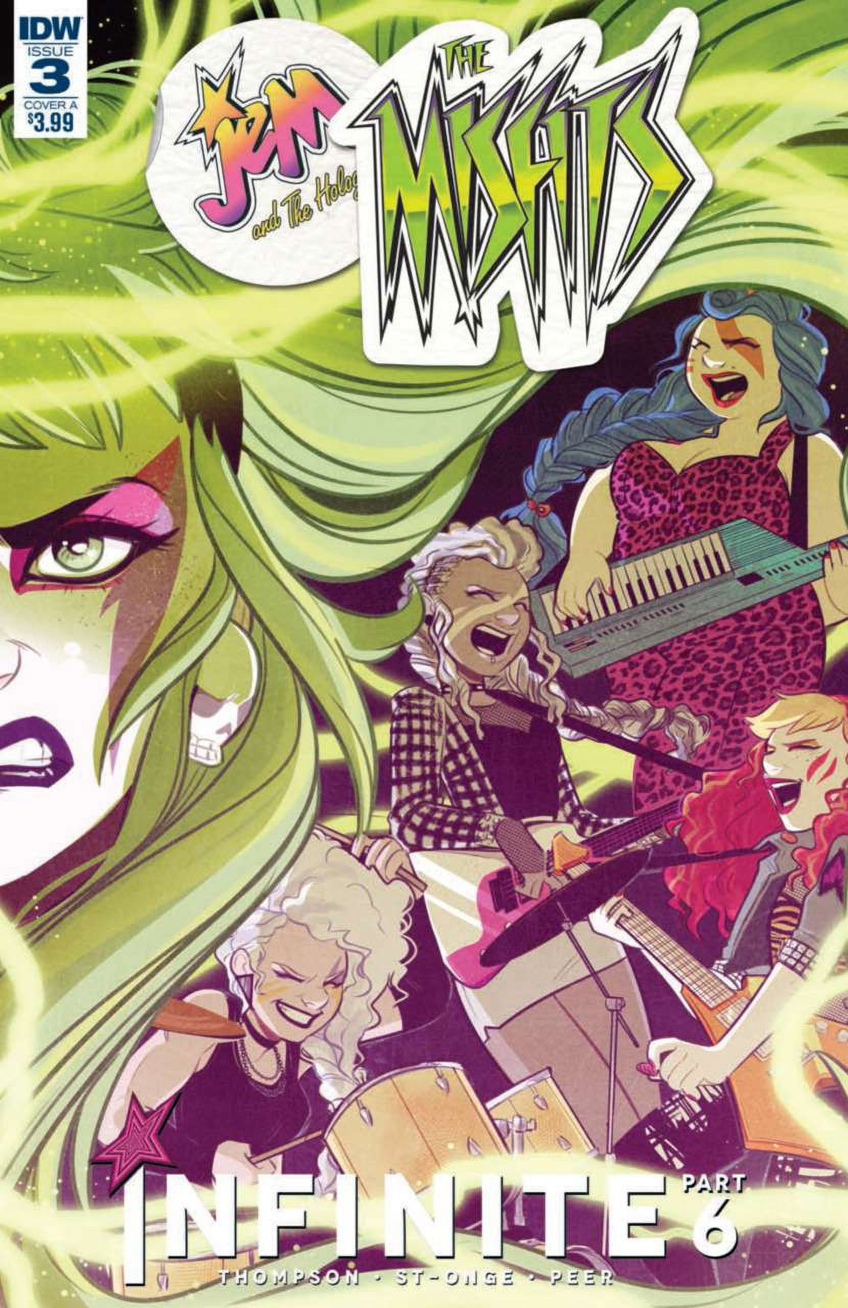 Jem and the Holograms: The Misfits: Infinite #3A VF ; IDW Comic Book ...
