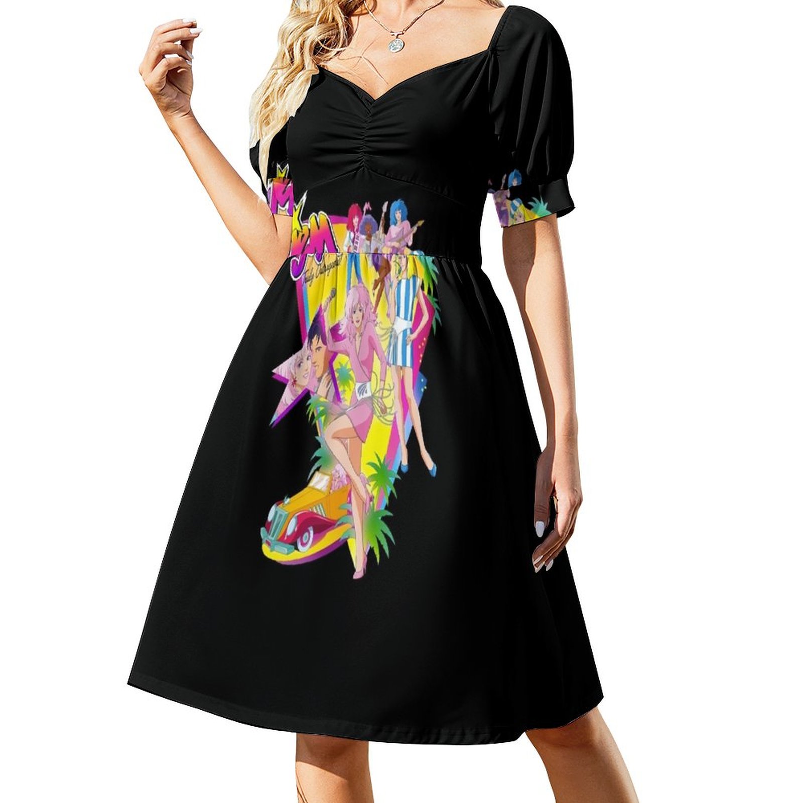 Jem and the holograms Fitted Sleeveless Dress dress dress korean style ...