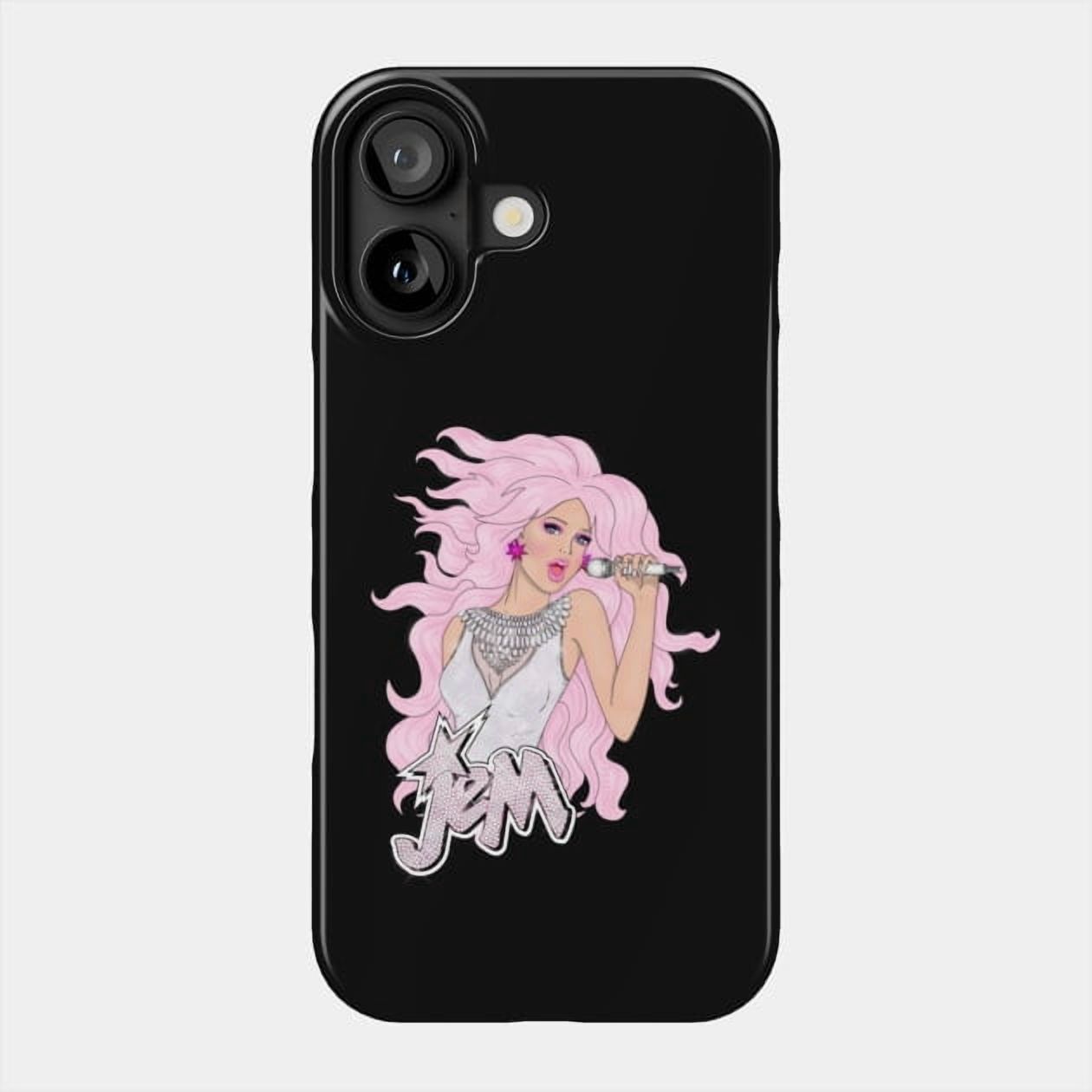 Jem with a Classic and Glamorous 80s Cartoon and Holograms Rock Case ...