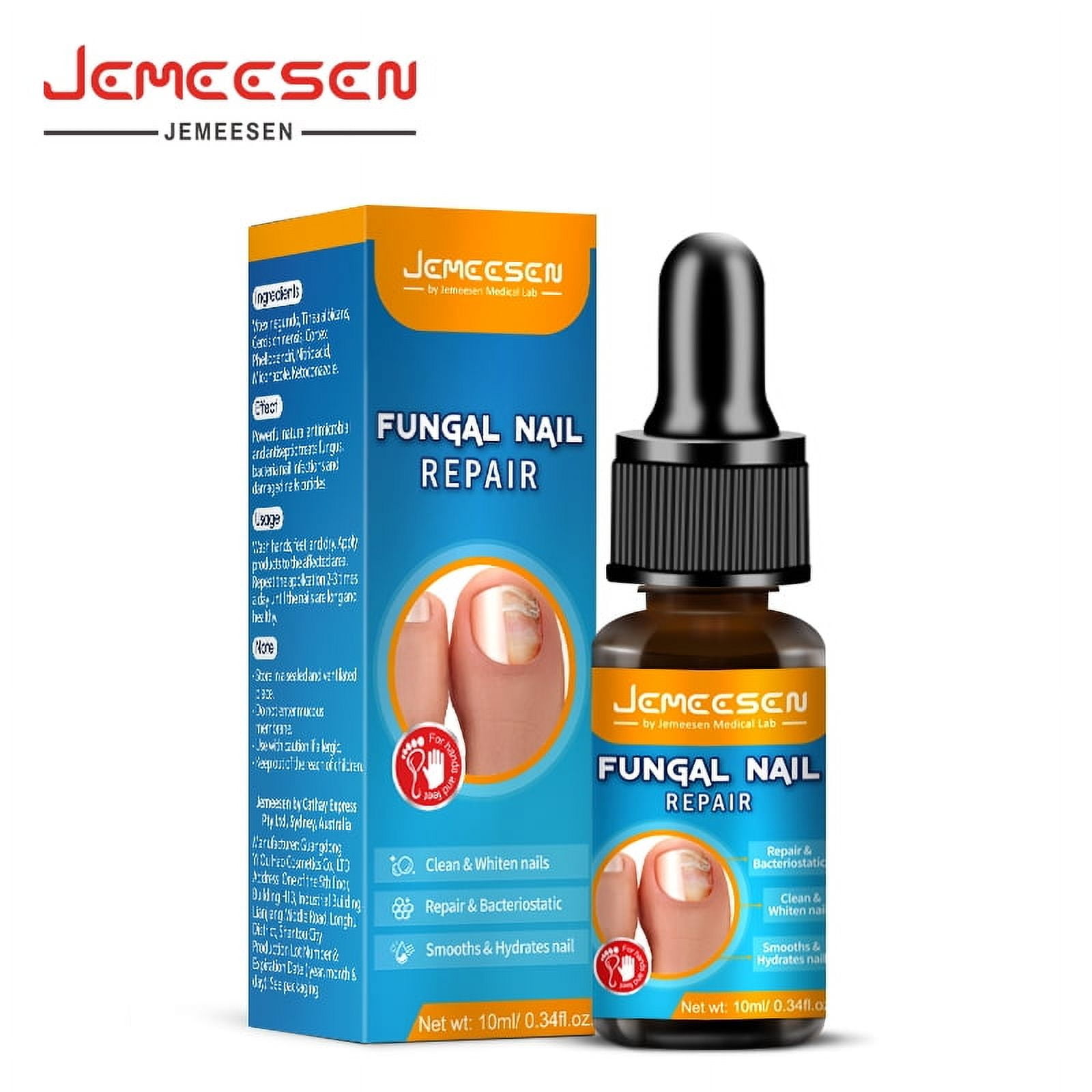 Jemeesen Nail Fungus Treatment Toenail and Finger Anti-Fungal for ...