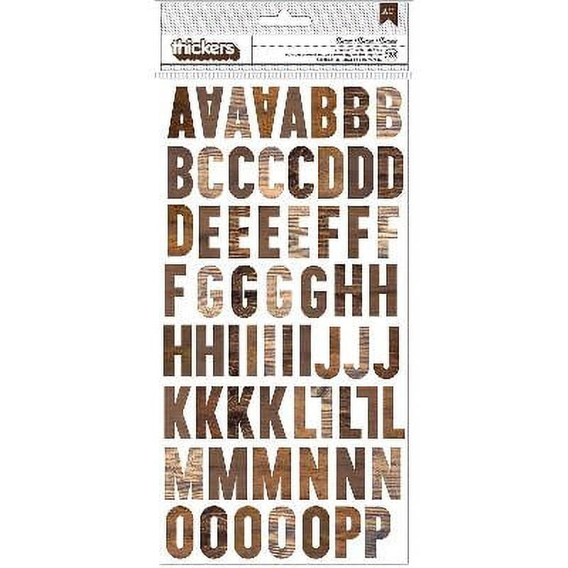 Jen Hadfield Simple Life Thickers Stickers 5.5"X11" 2/Pkg-Alpha/Printed ...