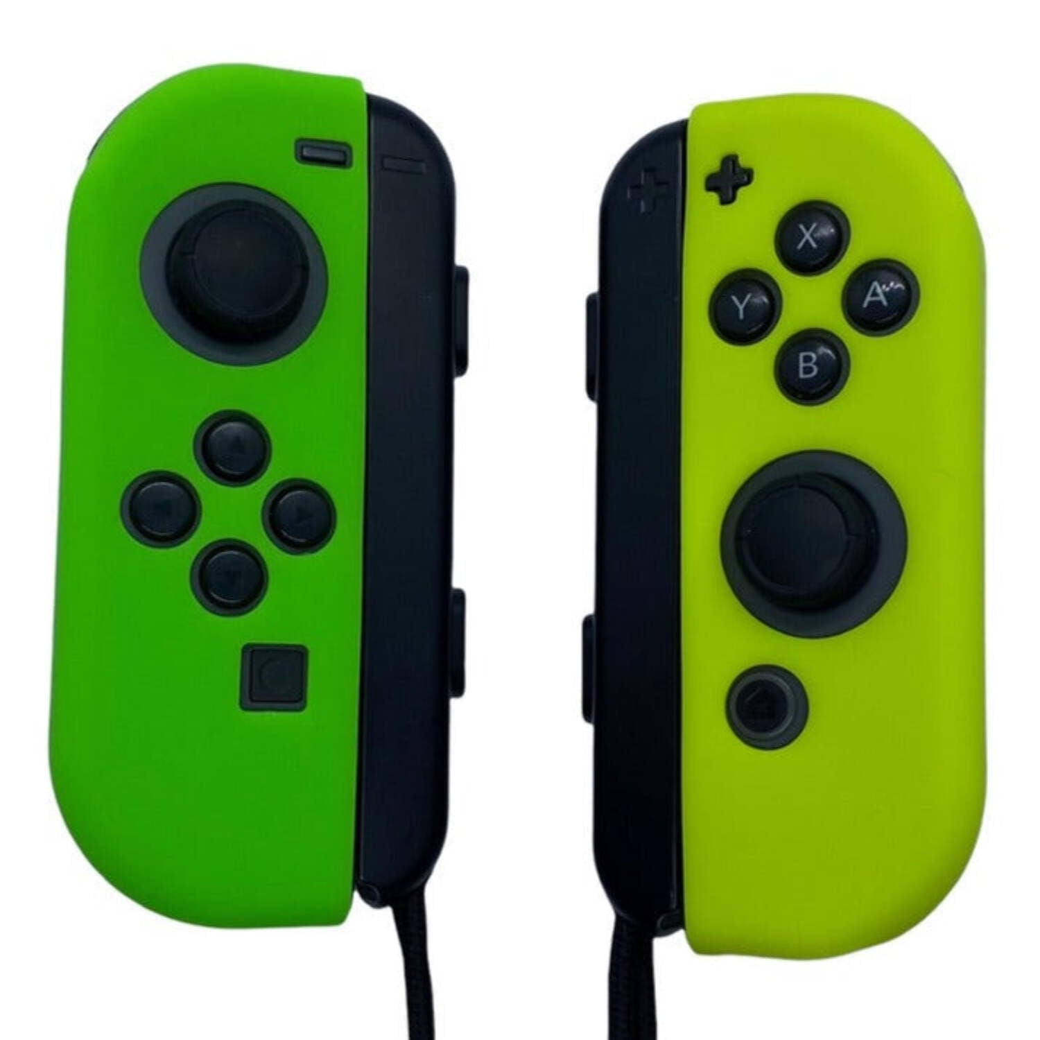 JenDore Neon Yellow & Lime Green Silicone Nintendo Switch Joy-con ...