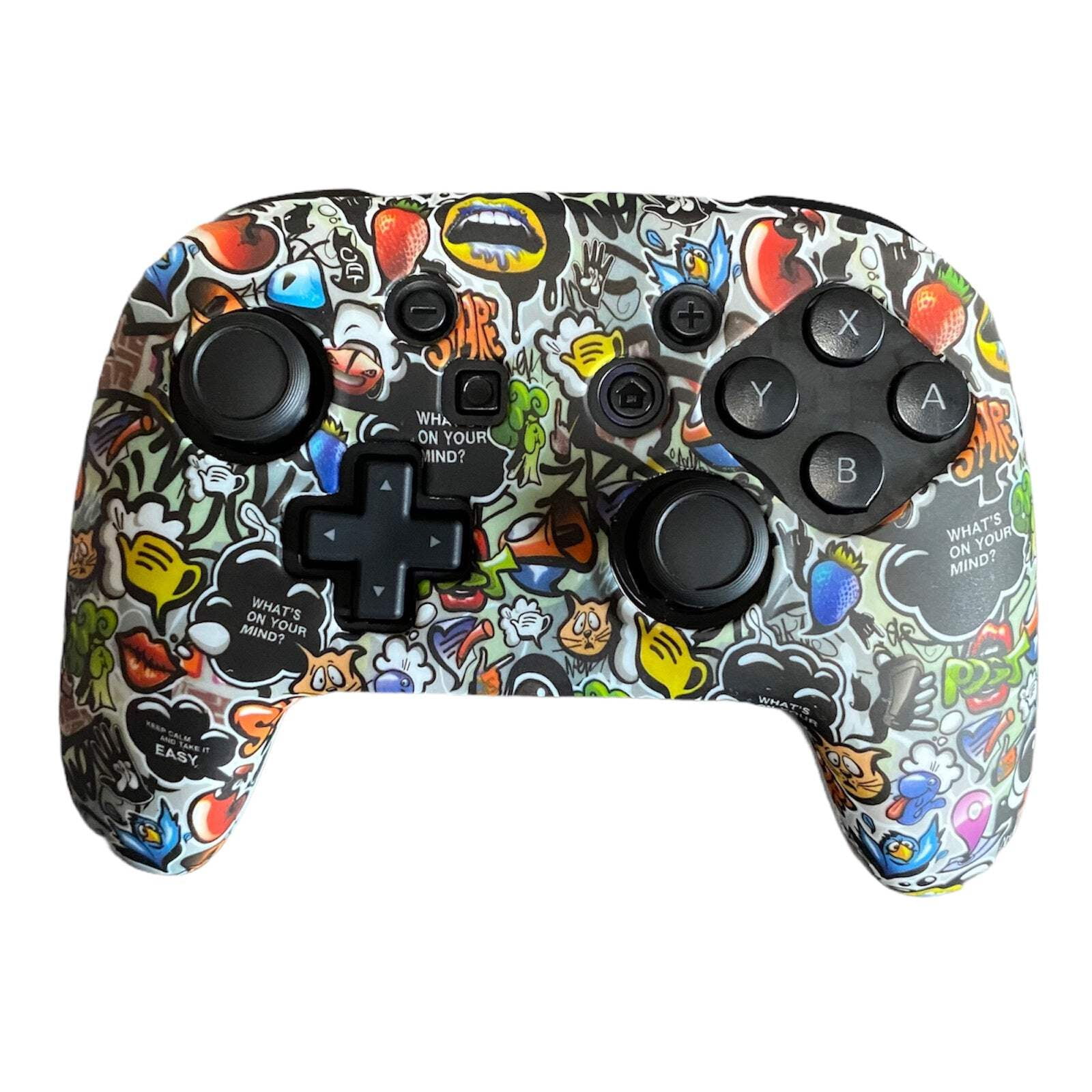 JenDore Nintendo Switch Pro Controller What's On Your Mind Silicone ...