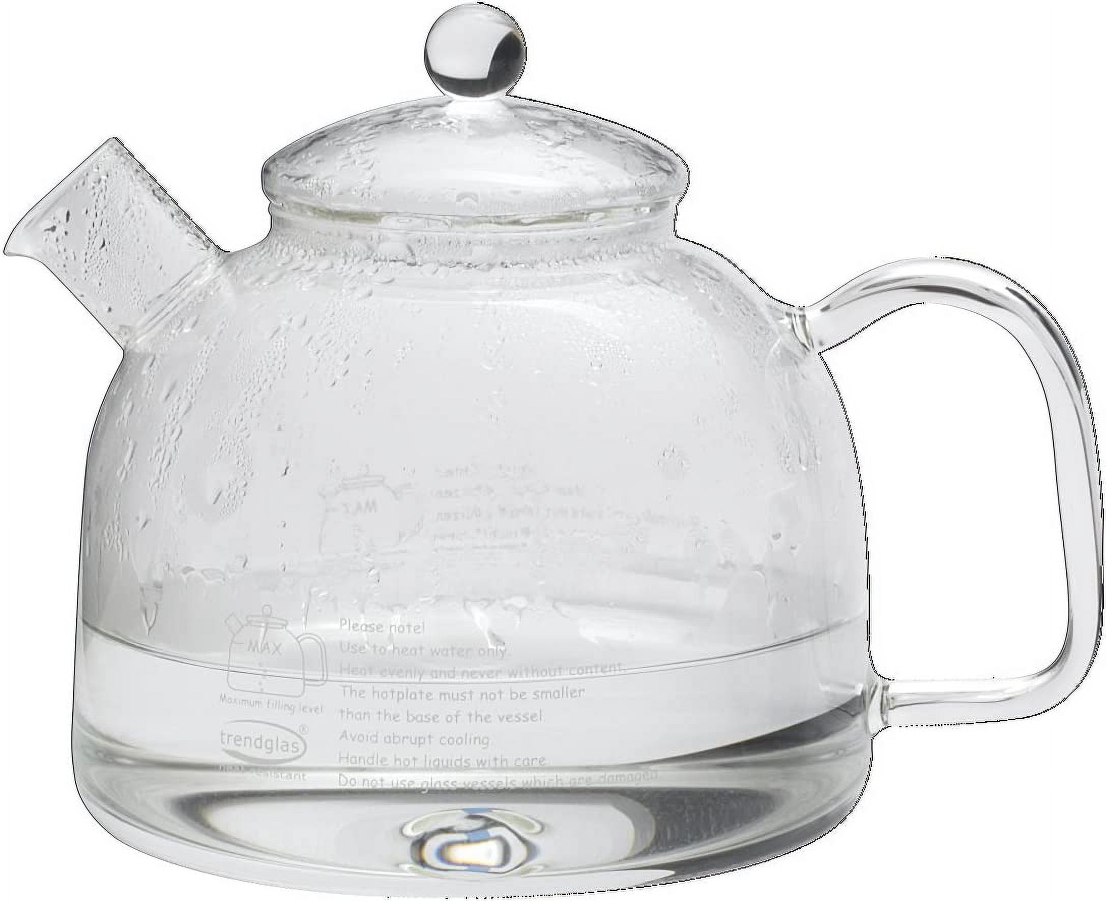 Jenaer Glas Water Kettle with Glass Lid (60oz) - Walmart.com