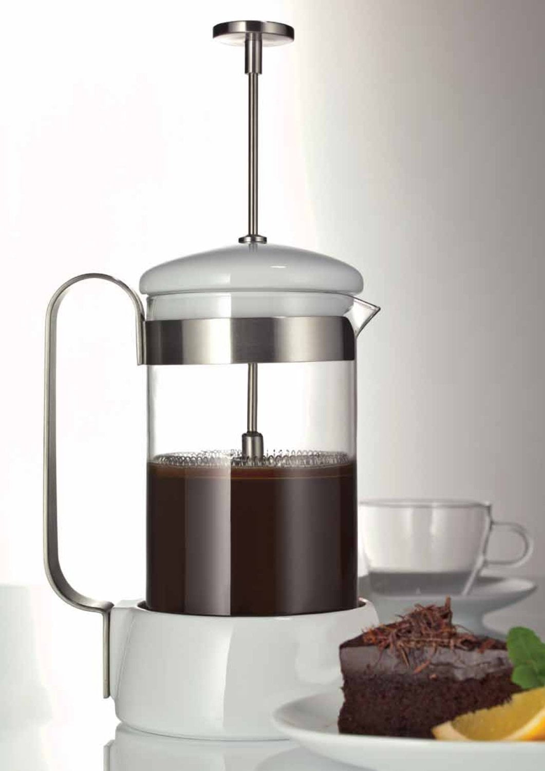Jenaer Glass Coffee Collection 1-Liter Glass French Coffee Press, 33.8 ...