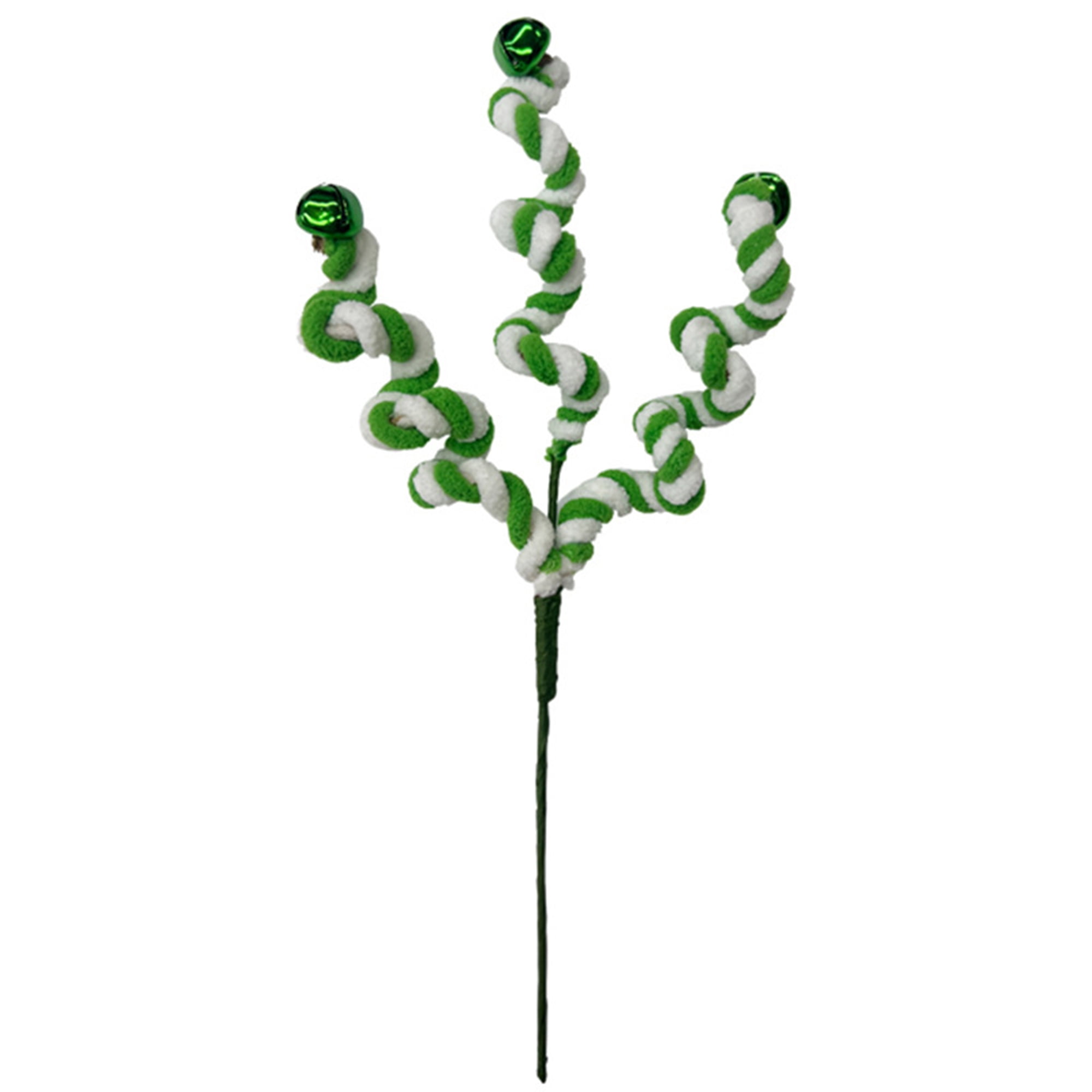 Jendukie 9.45 Inch Christmas Candy Cane Picks DIY Tree Topper Stems ...