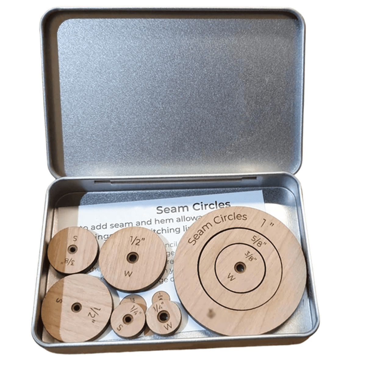 Jenerates Seam Circles, Wooden Circle Quilting Template, Circle ...