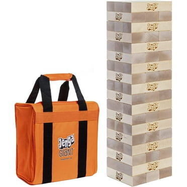 Jenga Giant Genuine Hardwood Stacking Game - Walmart.com