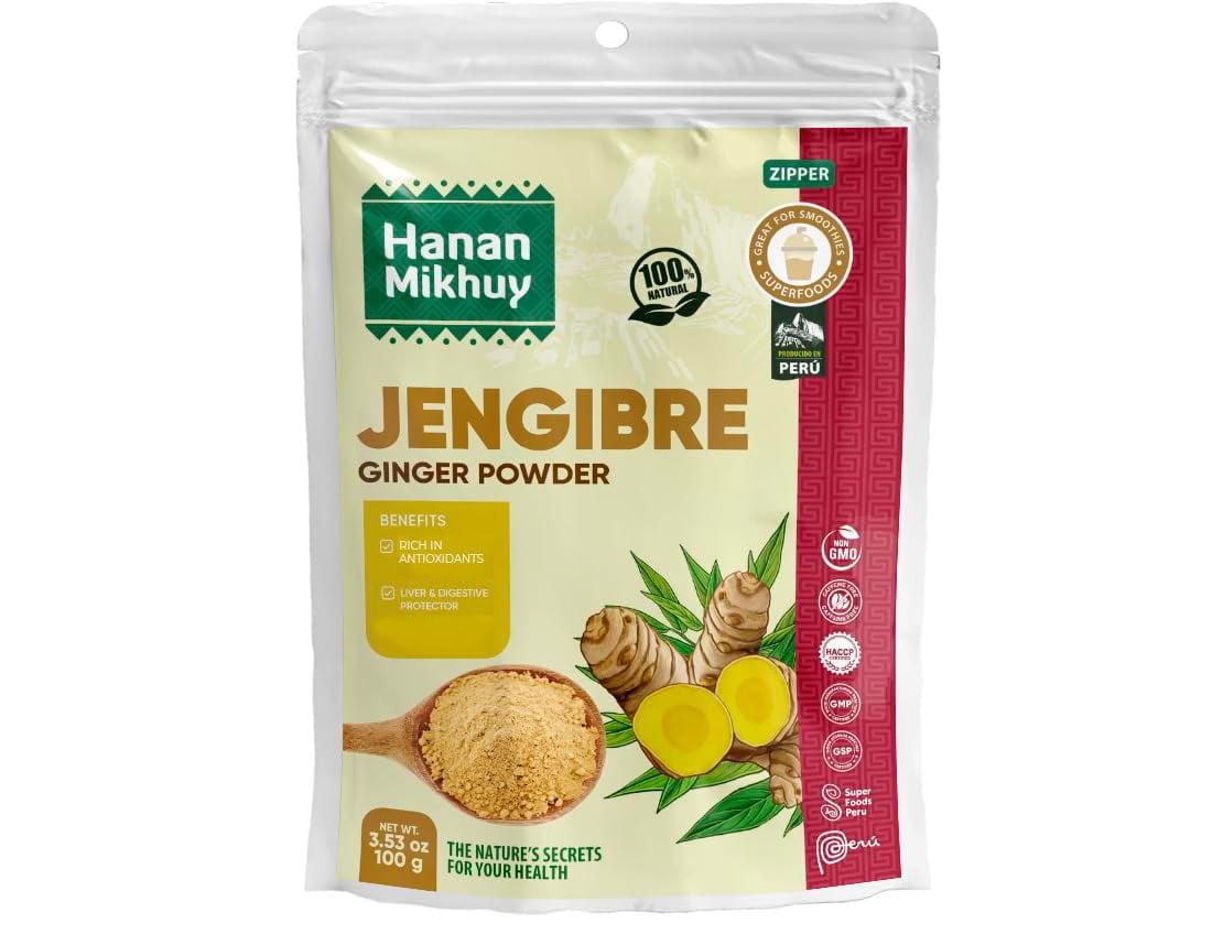 Jengibre Molido 100g - 100% Natural Ginger Powder for Digestive ...