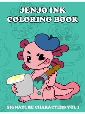 Jenjo Ink Coloring Book : Signature Characters - Walmart.com