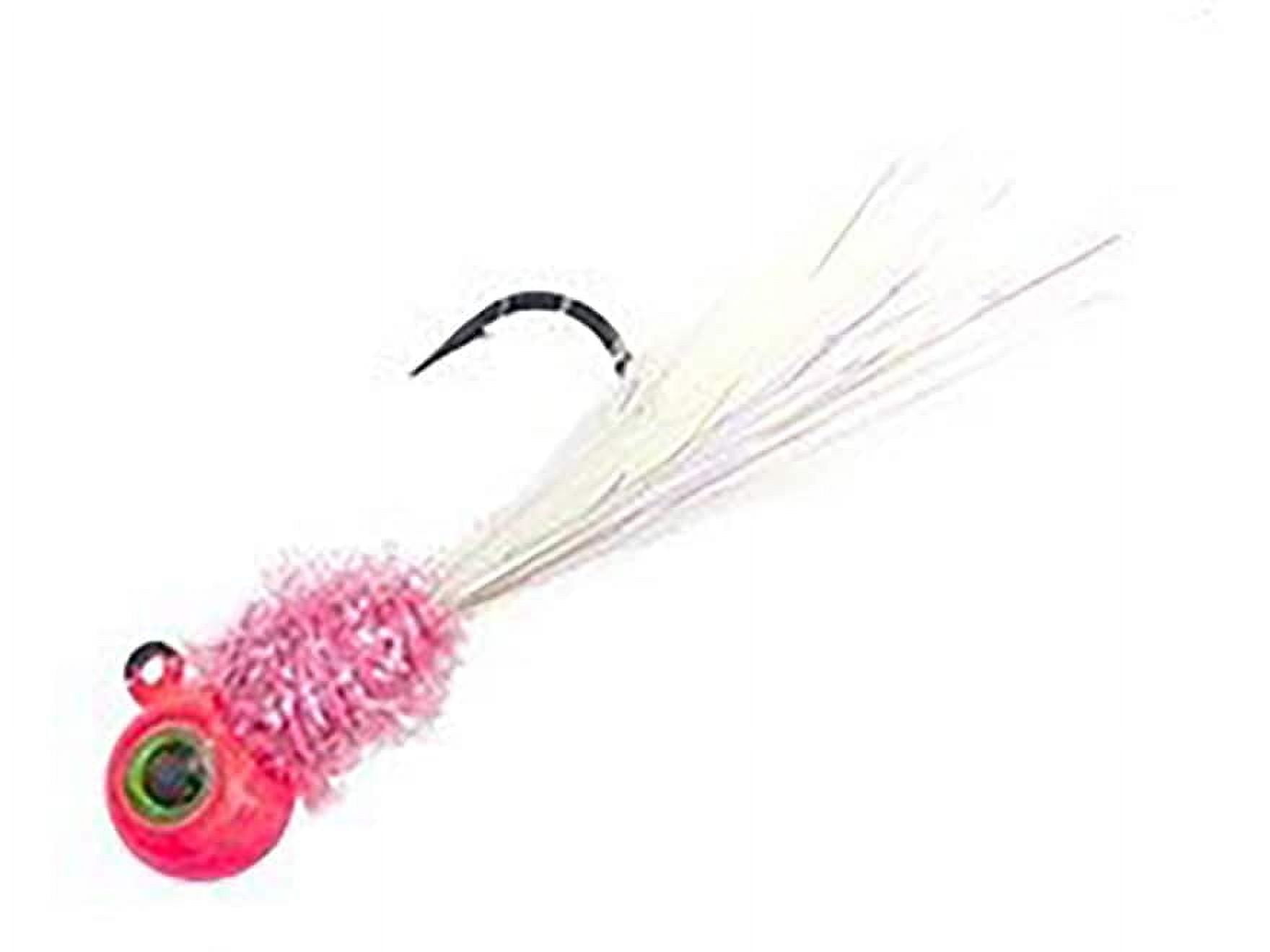 Jenko Fishing Kevin Rogers Warbird Hand Tied Jig Pink/Pink/White 1/16 ...