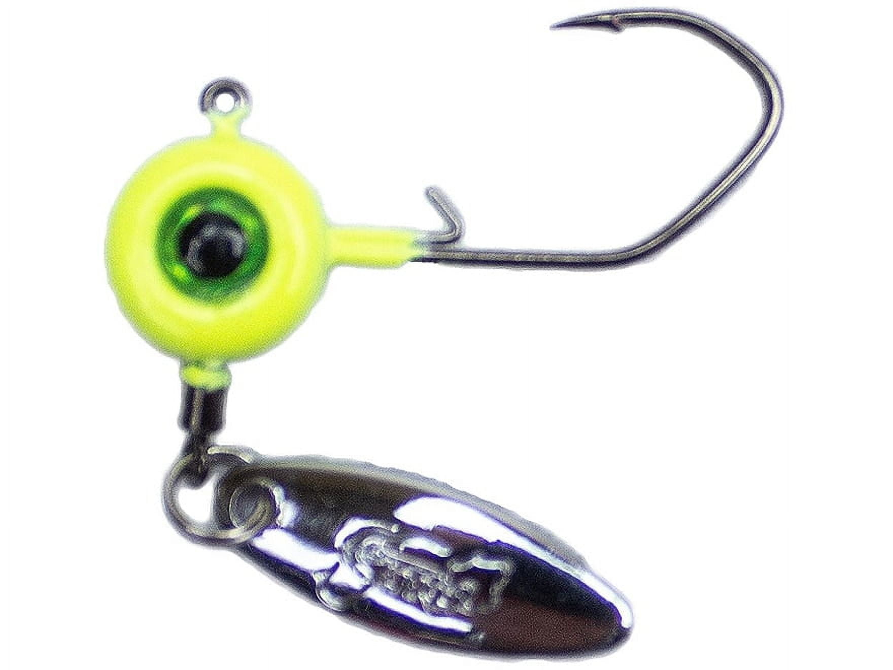 Jenko Fishing Slasher Spin Jig 1/16oz Swimbait Jighead Chartreuse ...