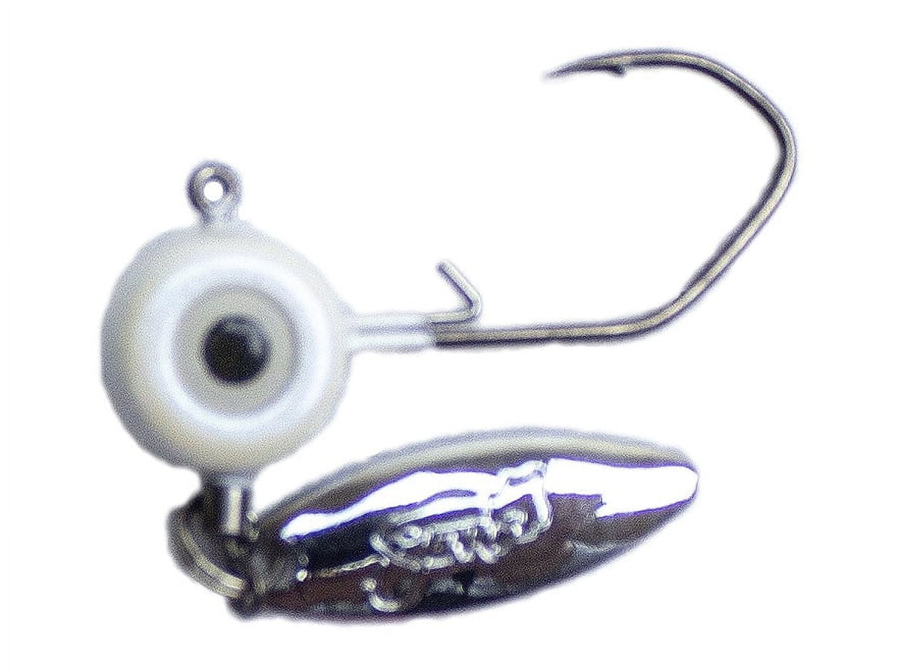 Jenko Fishing Slasher Spin Jig 1/16oz Swimbait Jighead White - Walmart.com