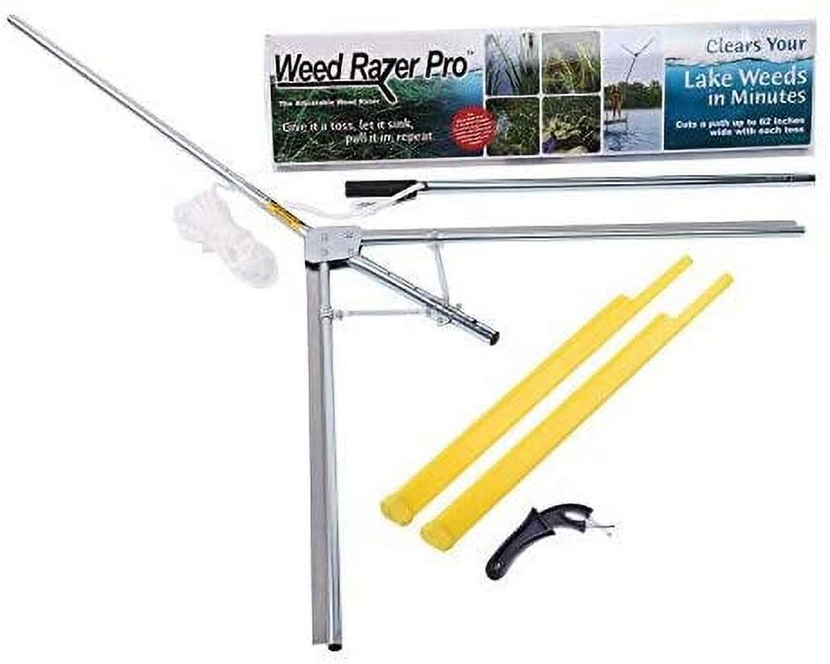 VEVOR Pond Rake, 24 inch Aquatic Weed Rake, Double Sided Lake Weed ...