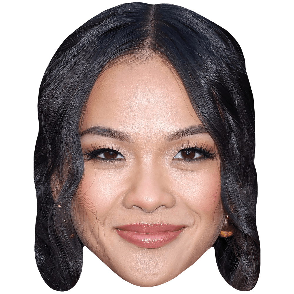 Jenn Tran (Smile) Celebrity Mask, Flat Card Face, Fancy Dress Mask ...