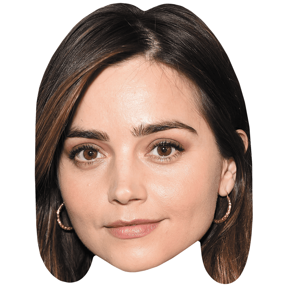 Jenna Coleman (Earrings) Celebrity Mask, Flat Card Face, Fancy Dress ...