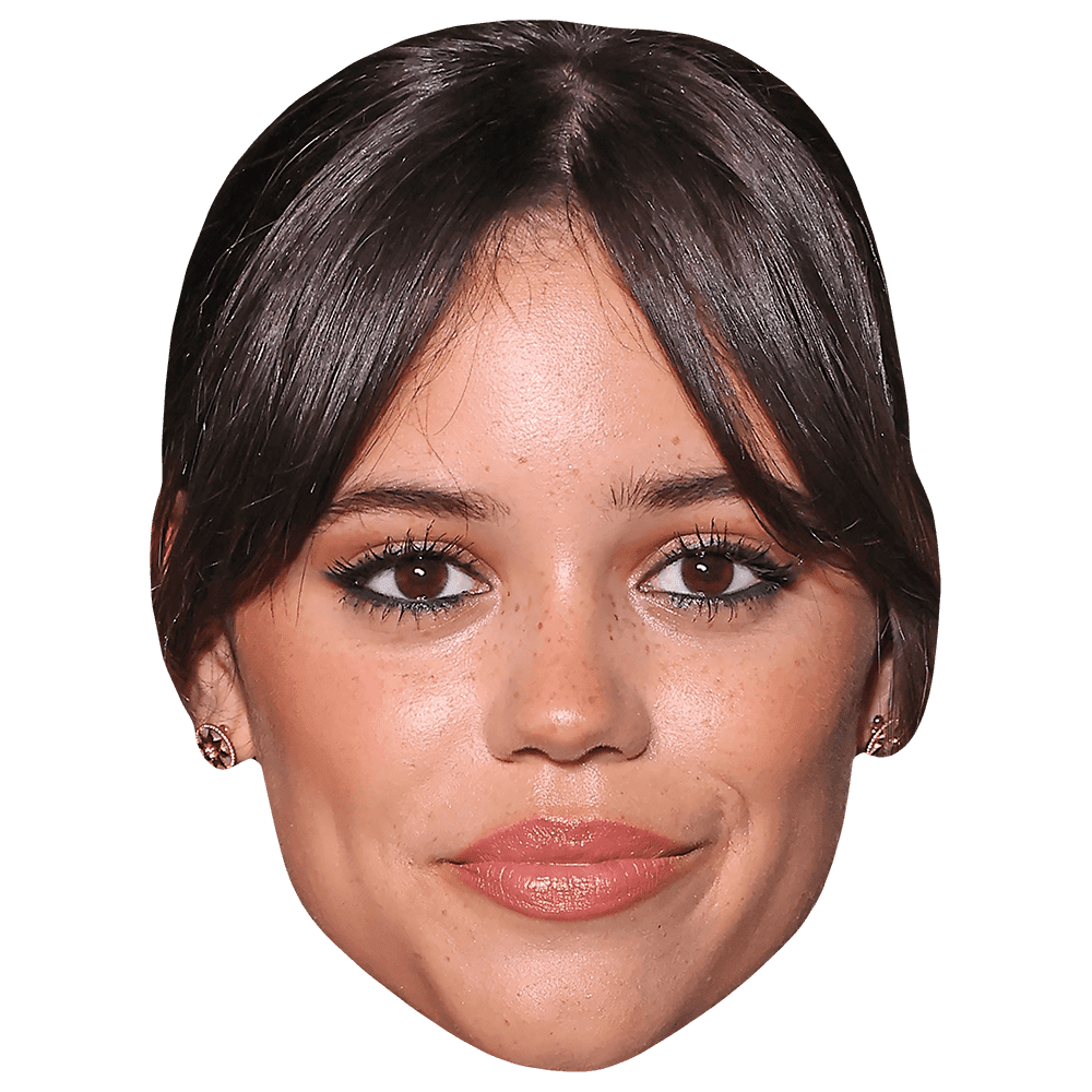 Jenna Ortega (Brown Hair) Big Head. Larger than life mask. - Walmart.com