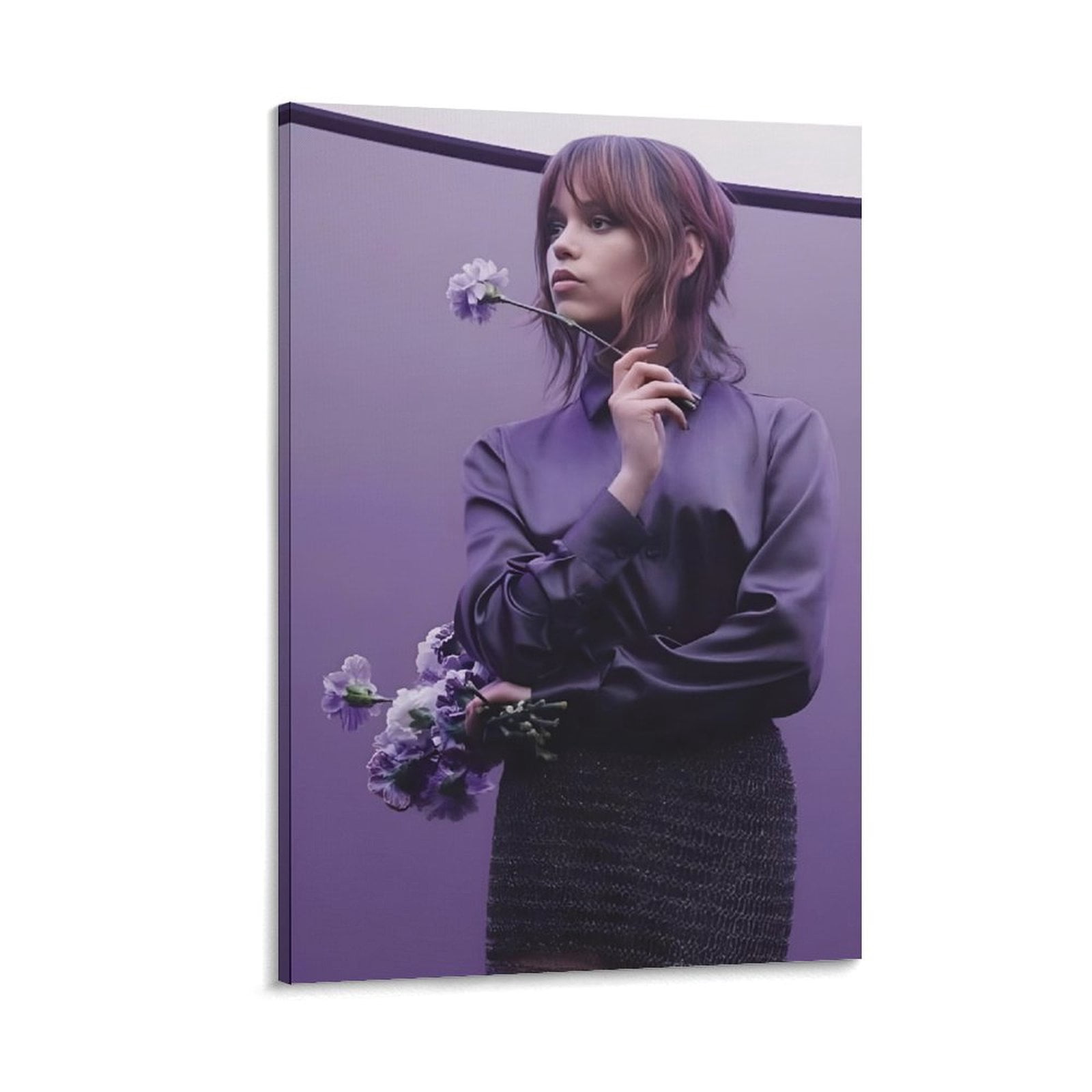 Jenna Ortega Poster (21) Canvas Poster Wall Art Picture Prints Hanging ...