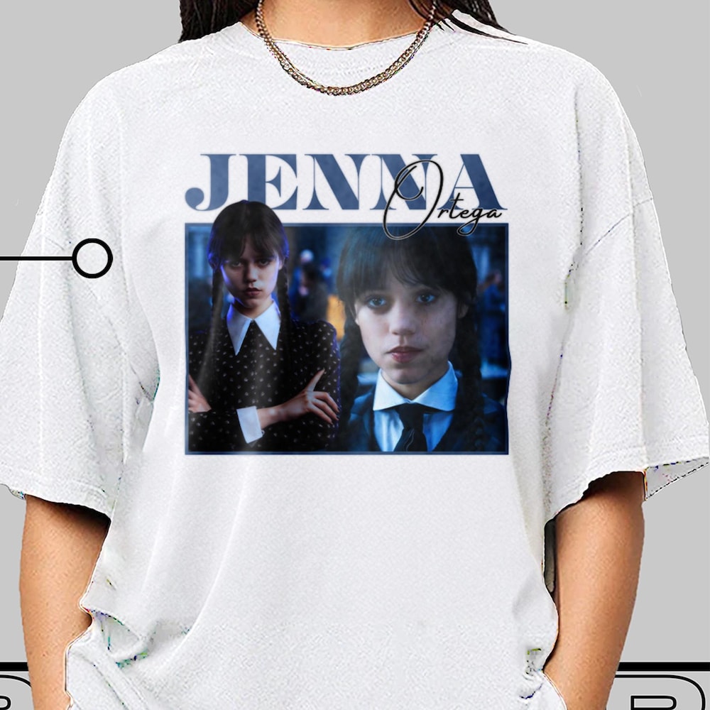 Jenna Ortega T-Shirt, Vintage Jenna Ortega Fan Shirt, Jenna Ortega Tee ...