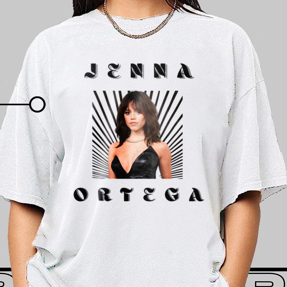 Jenna Ortega T-Shirt, Vintage Jenna Ortega Fan Shirt, Jenna Ortega Tee ...