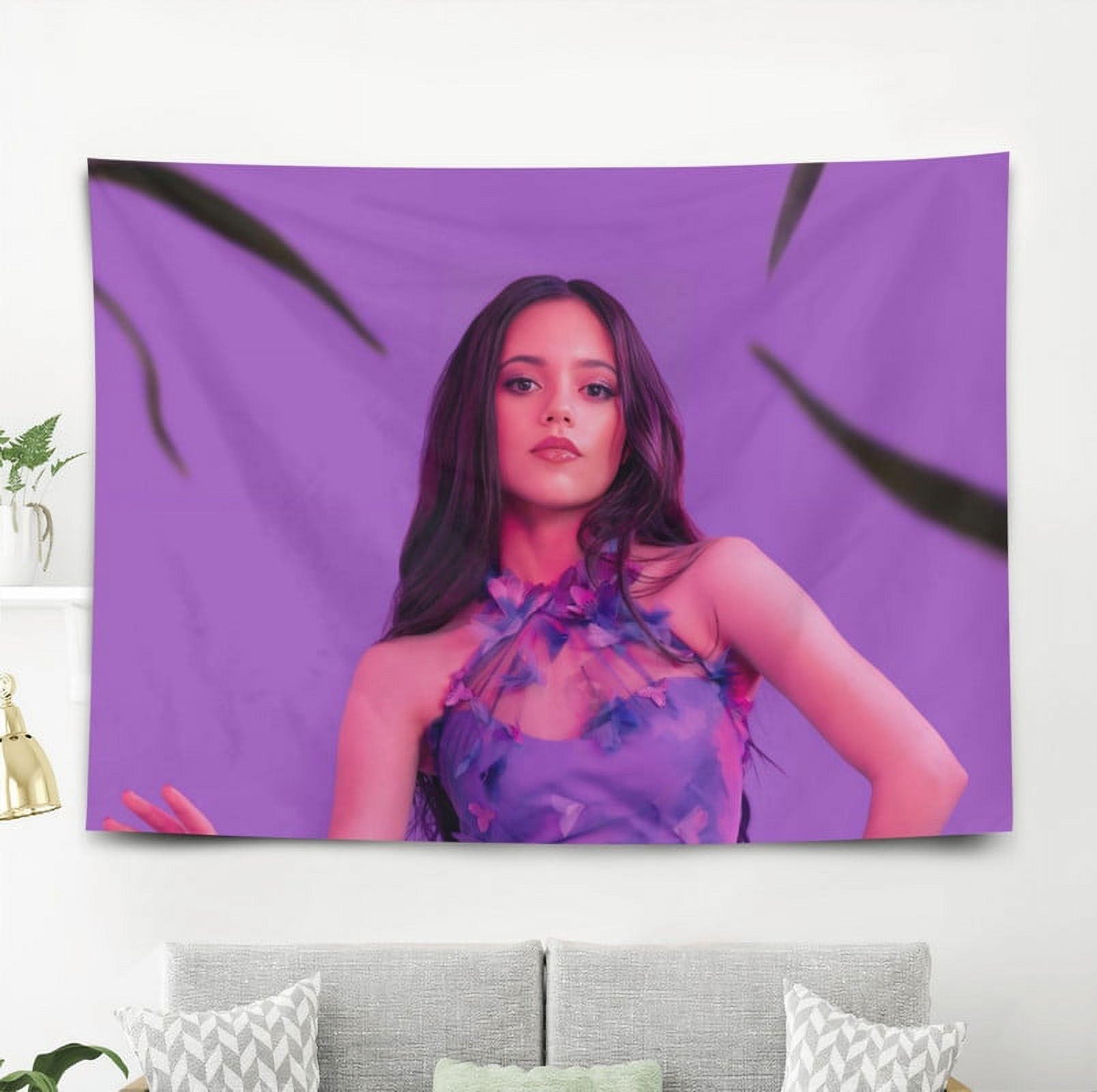 Jenna Ortega Tapestry Gift Wall Hanging Backdrop for Room Bedroom Girls ...