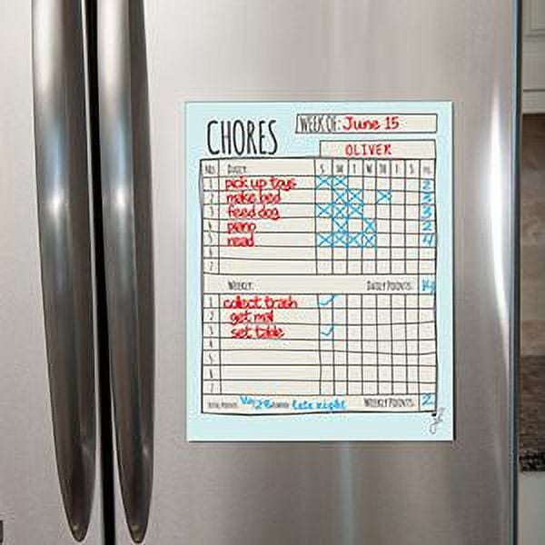 Jennakate Blue Child Chore Chart I Behavior Chart I To-do List I Weekly ...