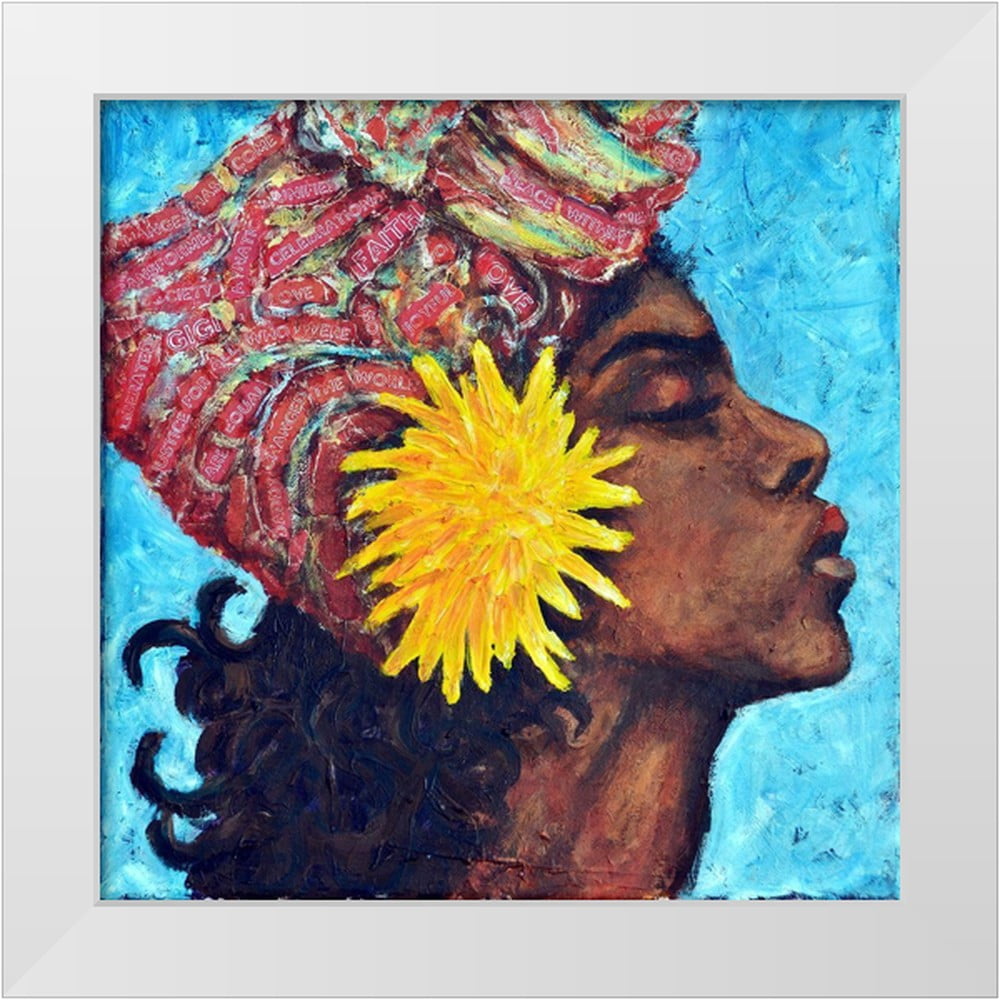 Jenner, Roya 26x26 White Modern Wood Framed Museum Art Print Titled ...