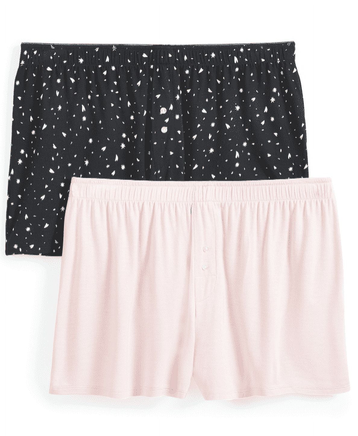 Jenni 2-Pk. Core Boxer Shorts, Medium - Walmart.com