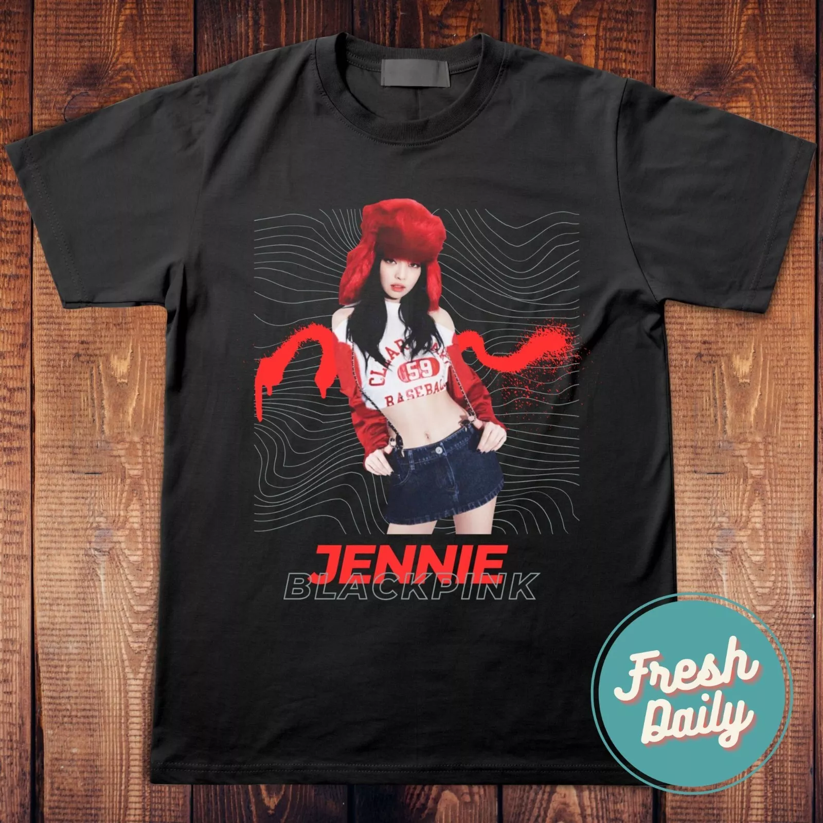 Jennie Blackpink Graphic Unisex T Shirt Born Pink Shirt Blackpink merch ...