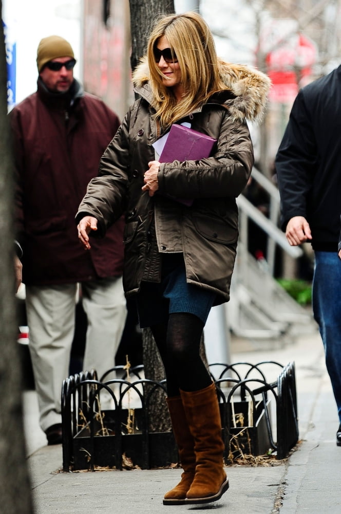 Jennifer Aniston On Location For The Baster Film Shoot With Jennifer ...