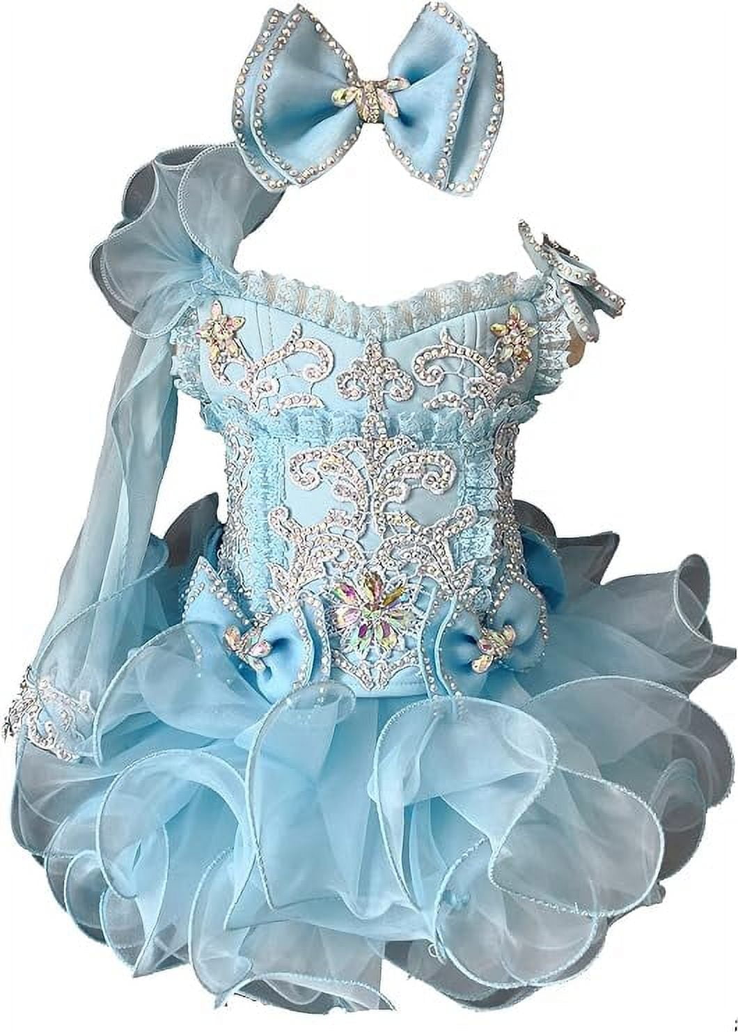 Jennifer G011 Infant Toddler Baby Newborn Little Girl's Pageant Party ...